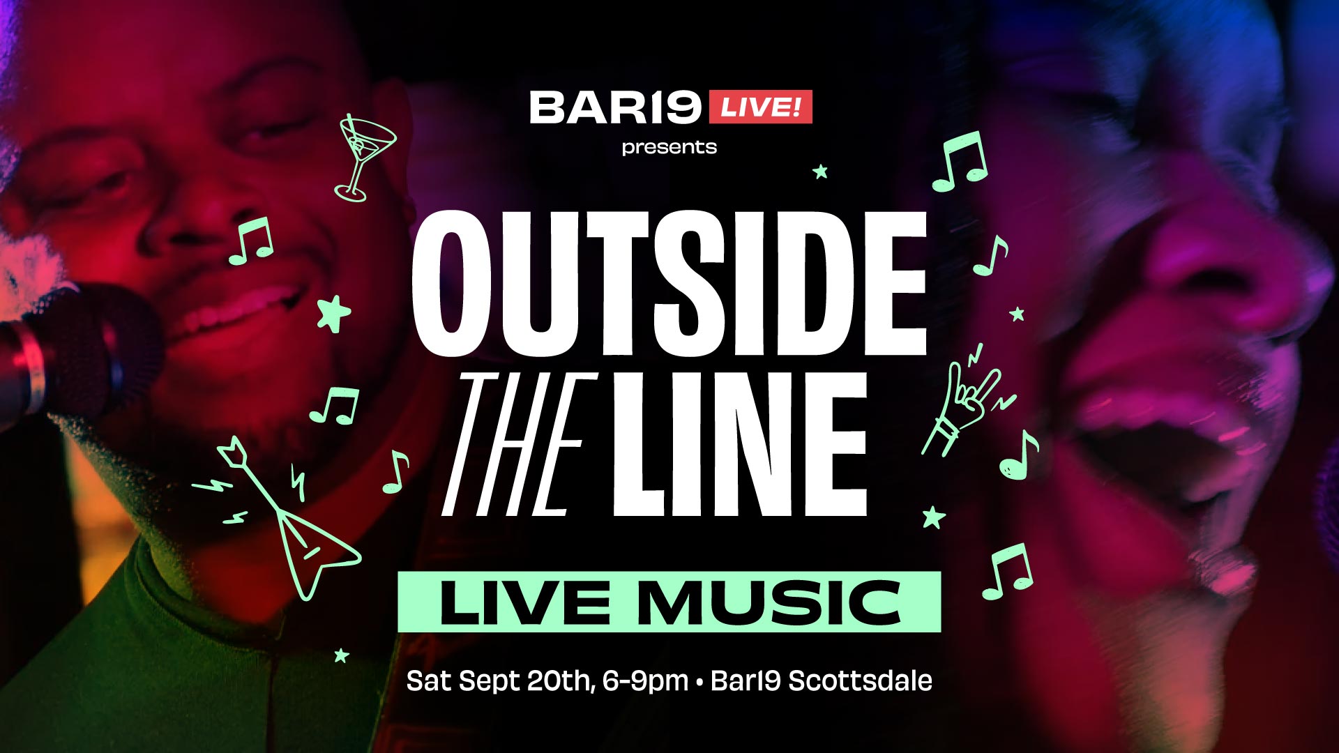 Outside the Line LIVE! at Bar19 - Putting World