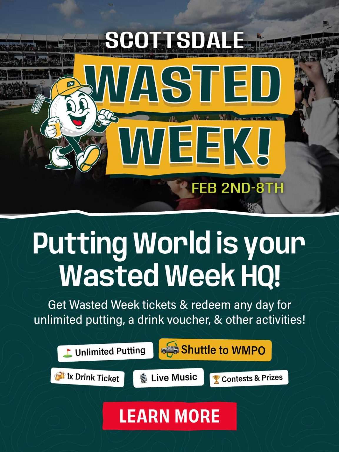 Putting World - 18-Hole Indoor Mini Golf & Restaurant